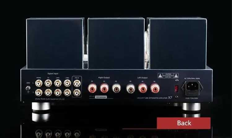 MUZISHARE X7 Integrated Vacuum Tube Amplifier KT88x4 AB1 Push-pull Amp ...