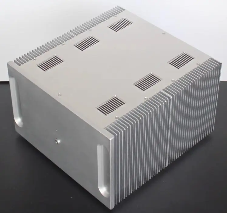 WA33 All-Aluminum Audio Amplifier Chassis HiFi Class A Power Amp Large Case DIY Box with heatsink