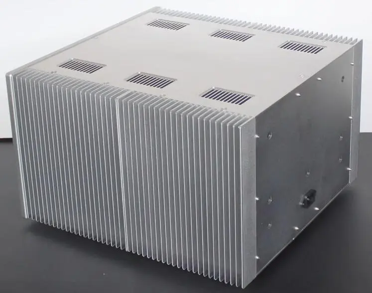 WA33 All-Aluminum Audio Amplifier Chassis HiFi Class A Power Amp Large Case DIY Box with heatsink