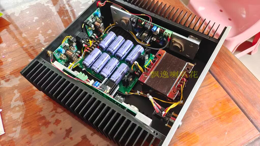 Finished PASS-AM mini Stereo 10W+10W Single ended Class A power ...