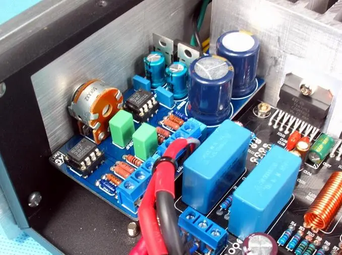 preamp+post amplifier HiFi TDA7293 150W*2 parallel connection stereo ...