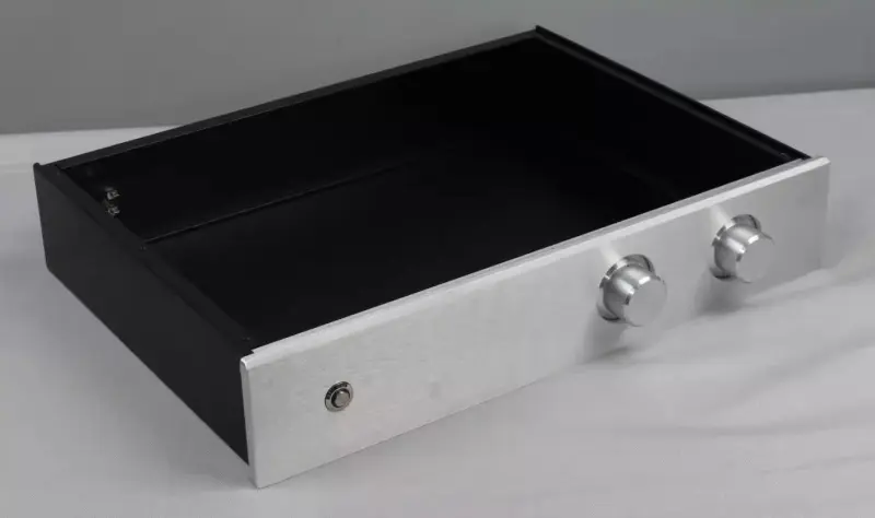4308P Full Aluminum Enclosure HiFi DIY Audio Preamp Case Power ...