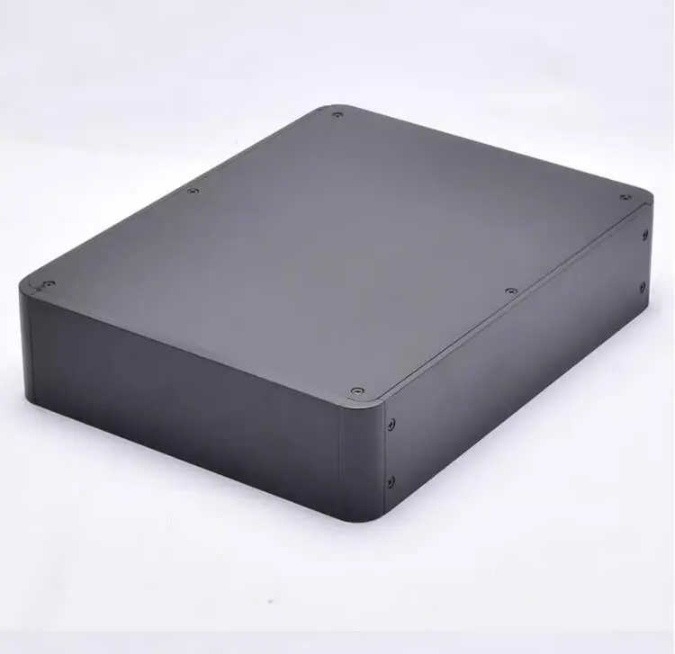 BZ2106 New DIYAll-Aluminum Rounded Chassis DIY Audio Preamp Case Amp Box DAC Enclosure