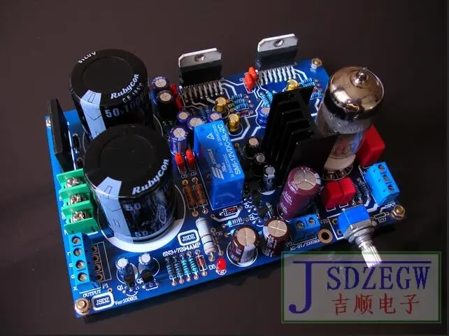 6N3 Tube Preamp TDA7294 HiFi Home Audio Integrated Power Amplifier ...