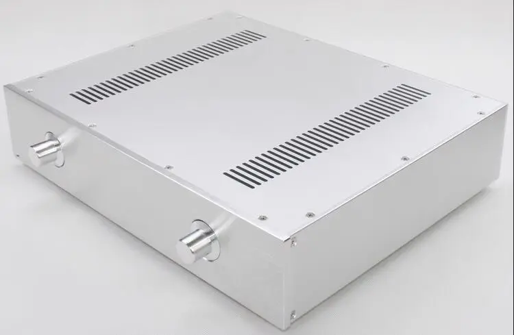 WA59 All-Aluminum Audio Amplifier Chassis Width 430 Height 90 Depth 300MM DIY Preamp Case DAC ...