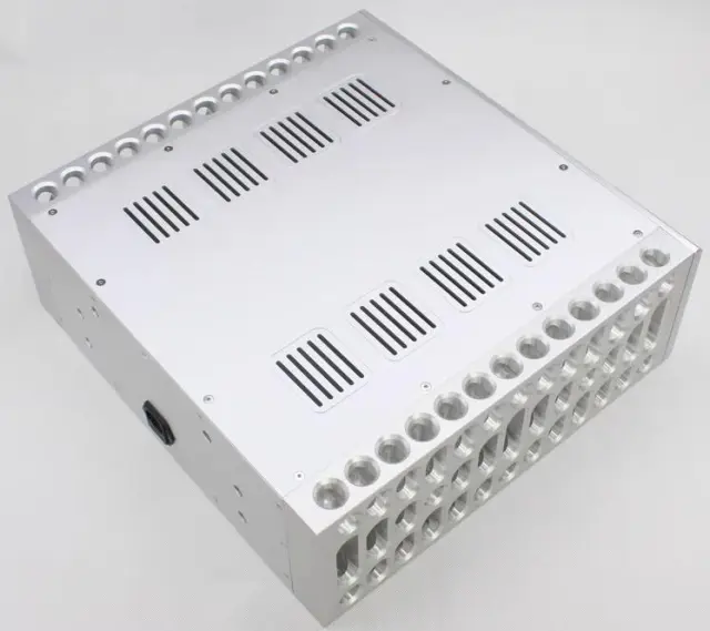 WA 66 luxury All-Aluminum Audio Amplifier Chassis BOLDER Style HiFi Class A Power Amp Large Case ...