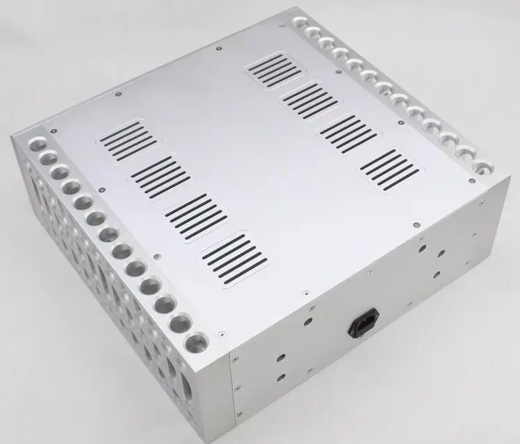 WA 66 luxury All-Aluminum Audio Amplifier Chassis BOLDER Style HiFi Class A Power Amp Large Case ...