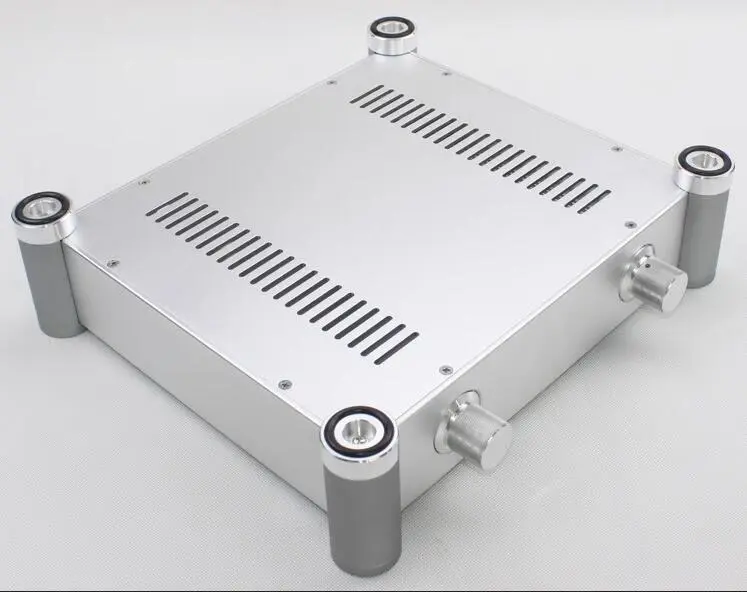 WA70 silver full Aluminum amplifier Chassis Preamp Enclosure DAC Case ...