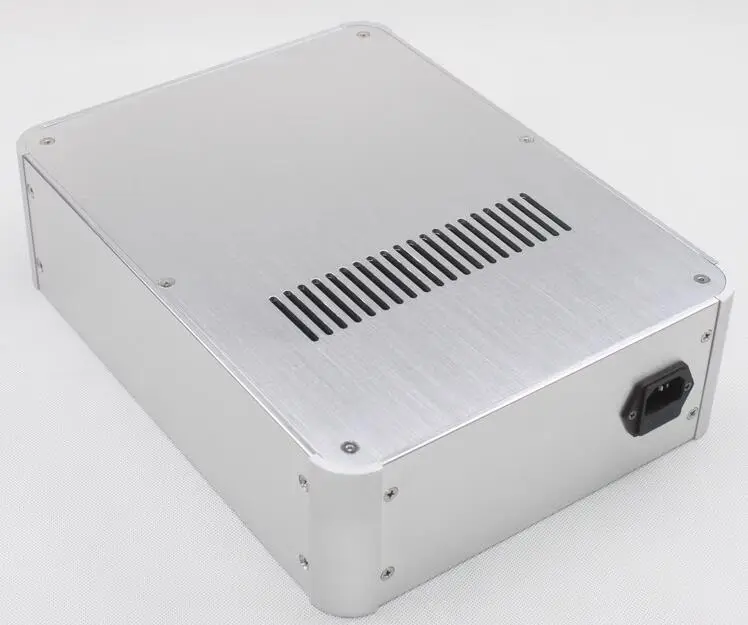 WA73 All-Aluminum Rounded Audio Amplifier Chassis Preamp Case HiFi DIY ...