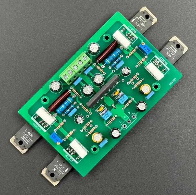 Assembled UPC2581 Push STD03 Dual Channel 150W Rear Power Amplifier Board