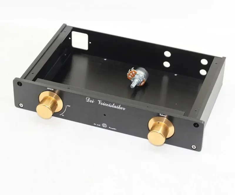 M2705 small-scale MBL6010 full aluminum preamp chassis HiFi DIY case ...
