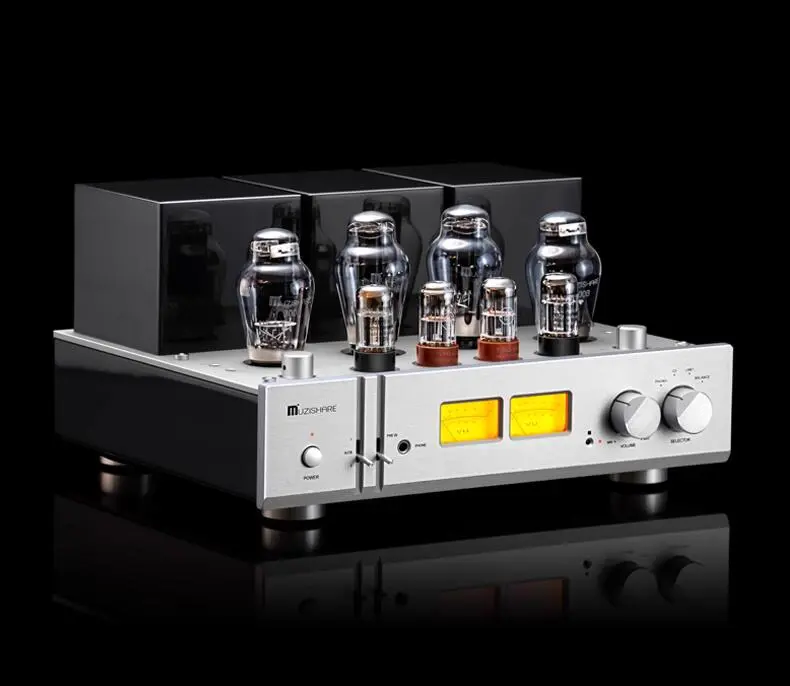 Muzishare X9 Combined Single Ended Class A Vacuum Tube 300B 8W+8W stereo HIFI Power Amplifier