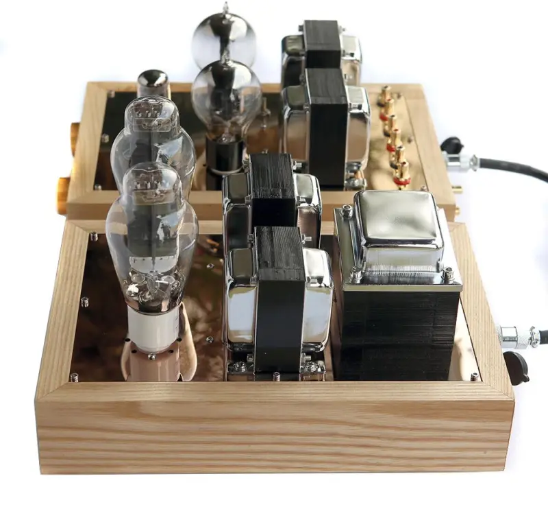Handmade 6SN7 push 101D Split hifi stereo electronic tube preamplifier