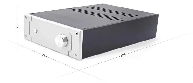 BZ2207 full Aluminum Power Amplifier Chassis Preamplifier Shell DAC Enclosure hifi DIY Case