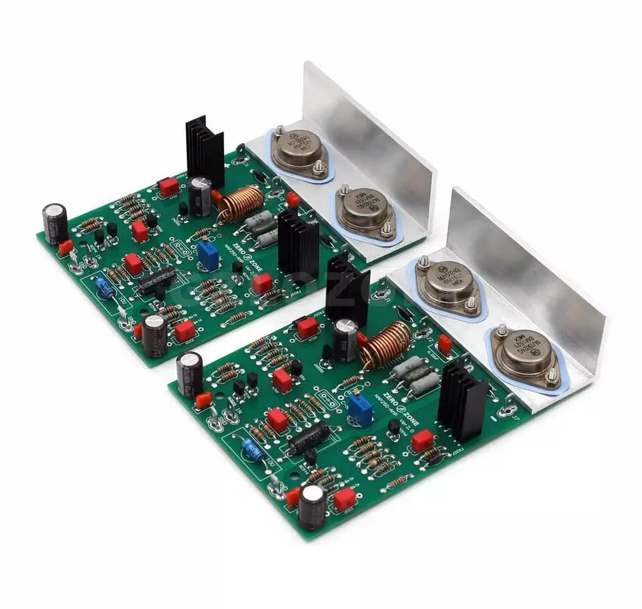 One Pair Assembeld NCC200 HIFI DIY stereo Power Amplifier Board Base On ...
