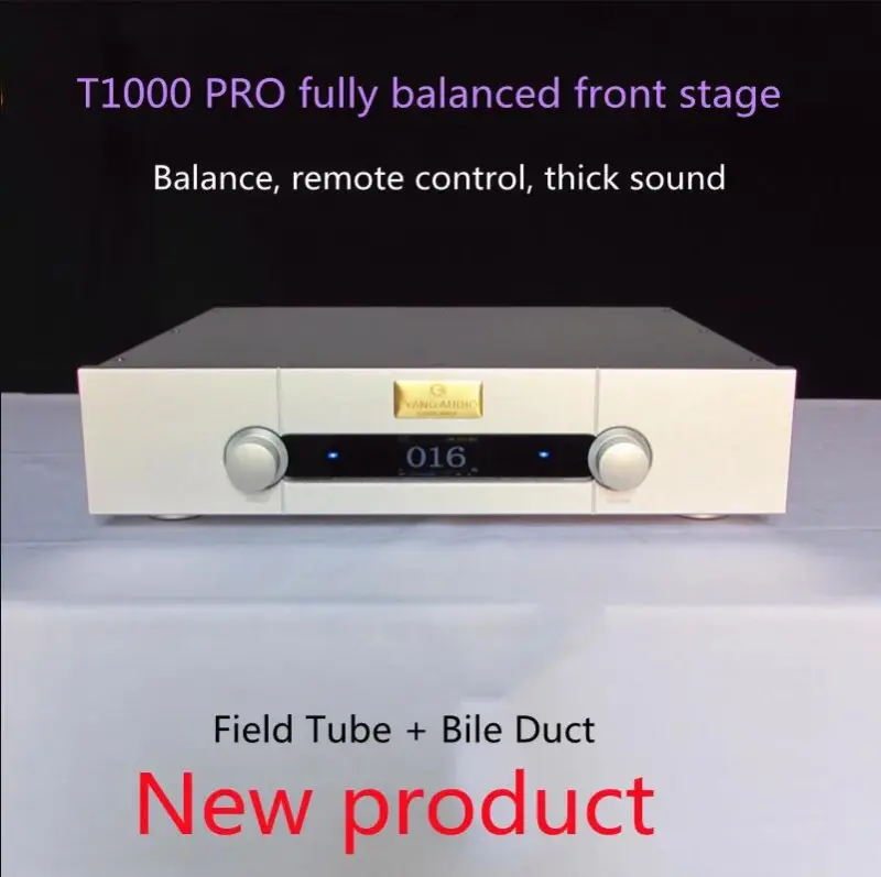 T1000 PRO fully balanced hifi class A tube preamplifier with remote ...