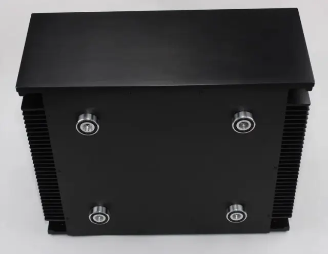 WA107 Full Aluminum hifi diy Enclosure Amplifier Case class A amp Chassis Power Supply Box with ...