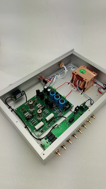 Upgrade 12AU7*2 Tube Preamplifier Based On PV12 circuit Three Input And ...