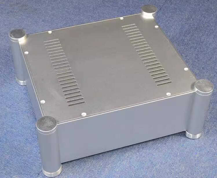 WA136 full aluminum silver amplifier chassis tube amp case hifi diy box ...