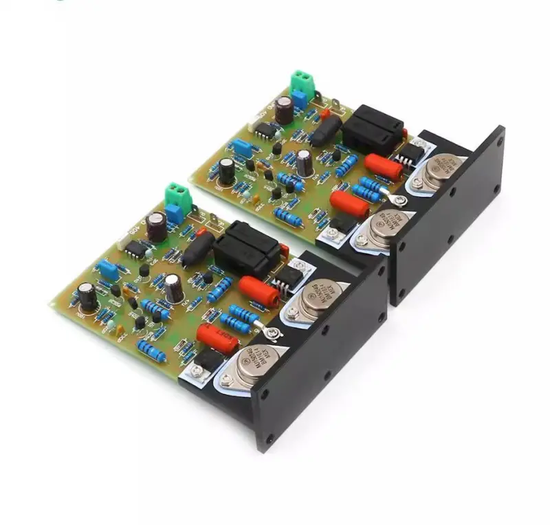 Engraving QUAD405 hifi diy stereo Amplifier Board With Angle Aluminum ...