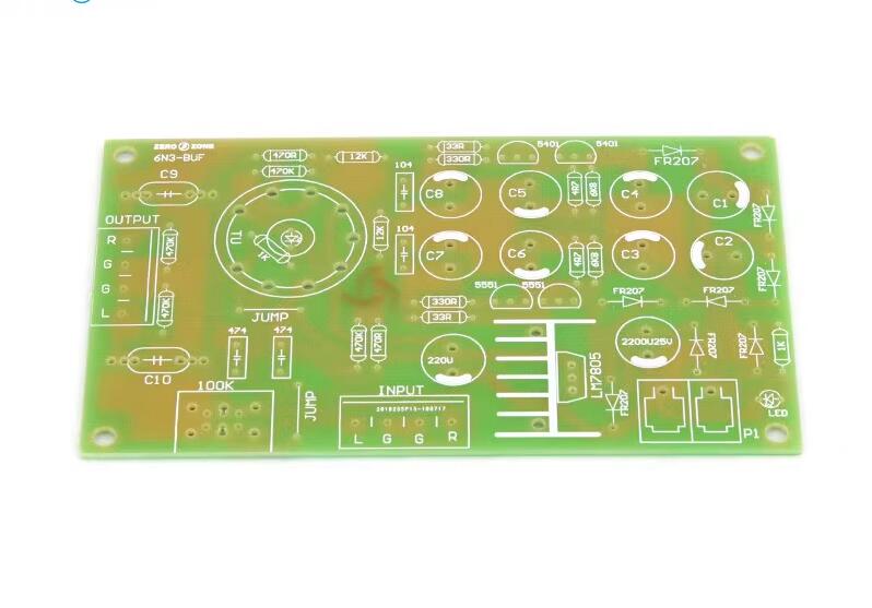 6N3 tube buffer preamp amplifier pcb diy AC12V hifi tube amp finished board