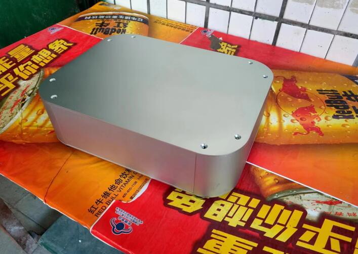 320MM*80MM mini Full aluminum amplifier Rounded chassis hifi diy psu ...