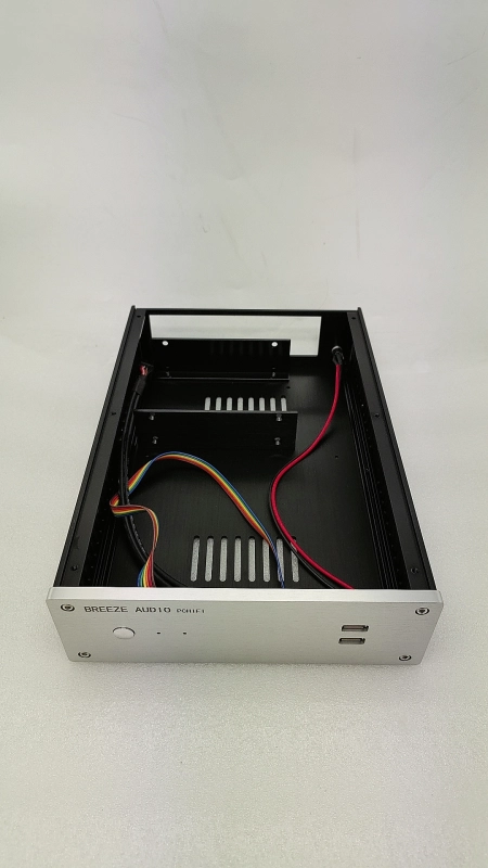 2207 HTPC using DC-ATX full aluminum chassis dual 3.5 hard drive ...