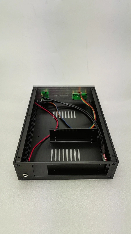 2207 HTPC using DC-ATX full aluminum chassis dual 3.5 hard drive ...