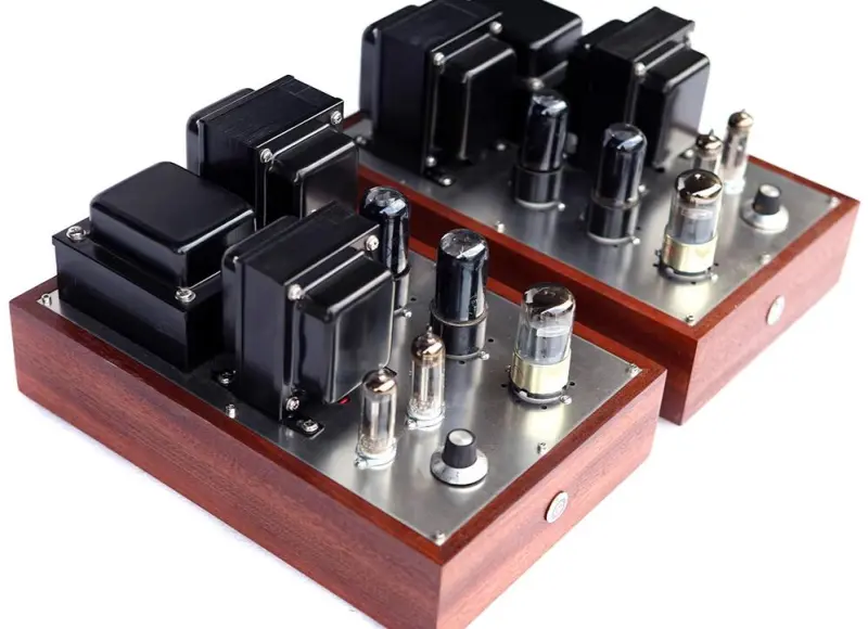 6V6 Parallel split type single ended Class A electronic tube power amplifier 6SN7 push 6Z4 tube ...