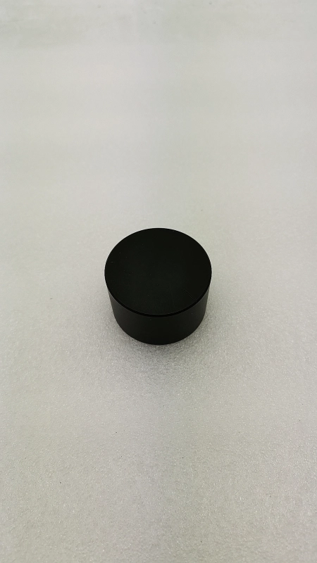 black Diameter 48mm Height 30mm Cylindrical solid aluminum power ...