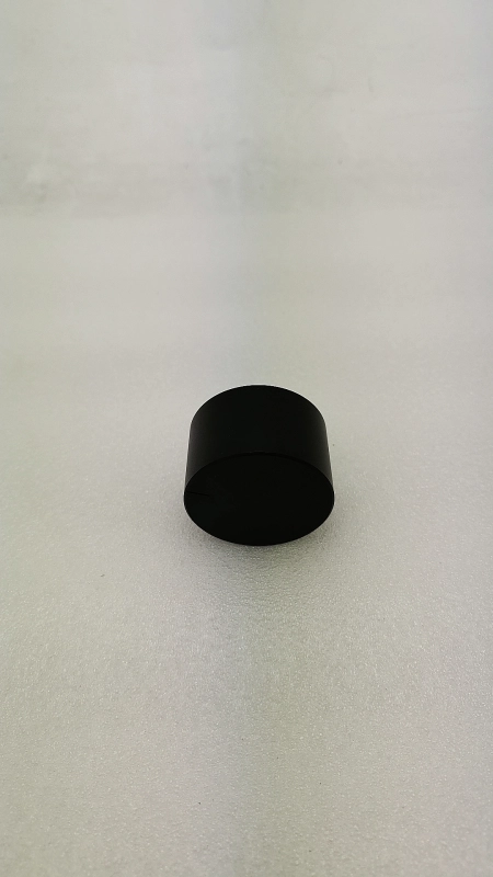 black Diameter 48mm Height 30mm Cylindrical solid aluminum power ...