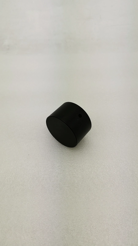 black Diameter 48mm Height 30mm Cylindrical solid aluminum power ...