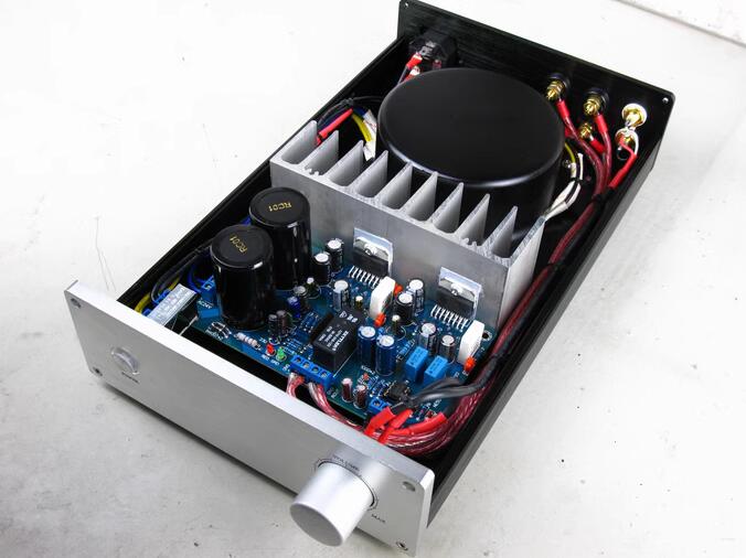 New 5532+7293 HIFI stereo 70W* 2 audio power amplifier With protective ...