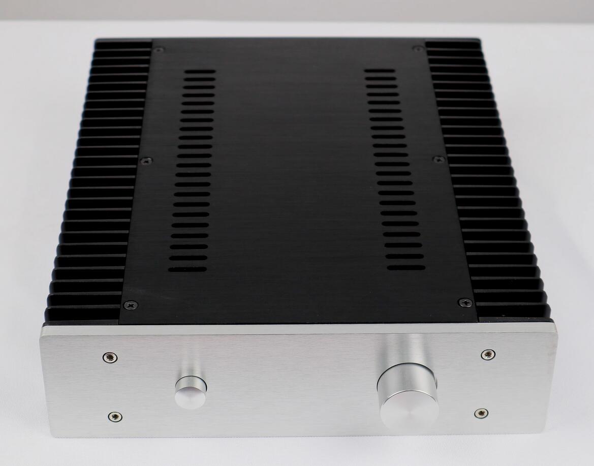 New 2607 All Aluminum hifi class A Amplifier Chassis DIY AMP Case Box with heatsink