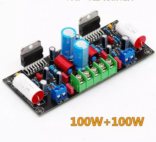 TDA7294 100W+100W Mini dual channel HIFI DIY High Power Audio Amplifier ...