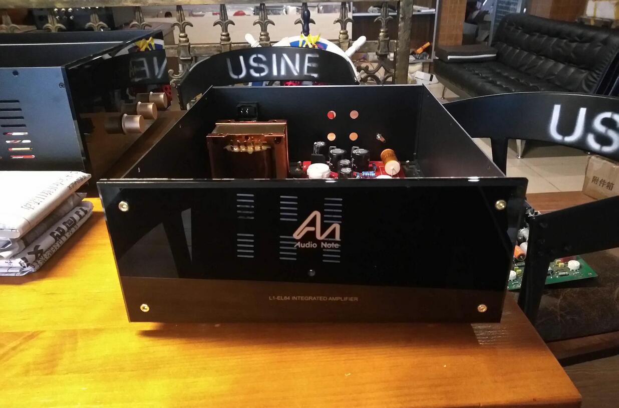 New AN Turntable amplifier chassis black diy hifi Enclosure