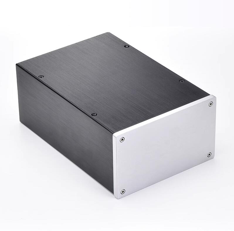 1710 double layer All-Aluminum Audio Amplifier Chassis DIY Preamp Case HIFI PSU Box