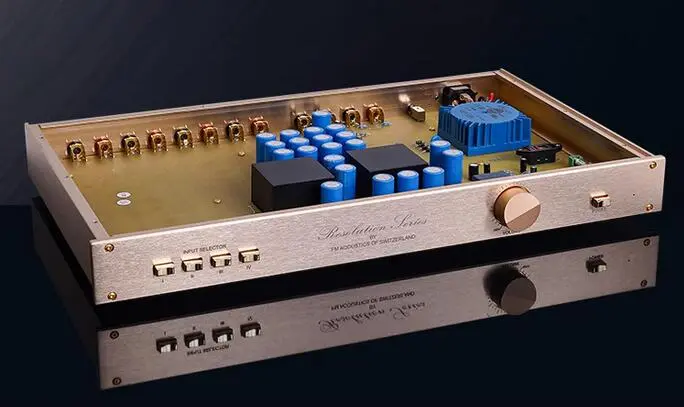 Finished HI END FM244 circuit transistor stereo preamplifier