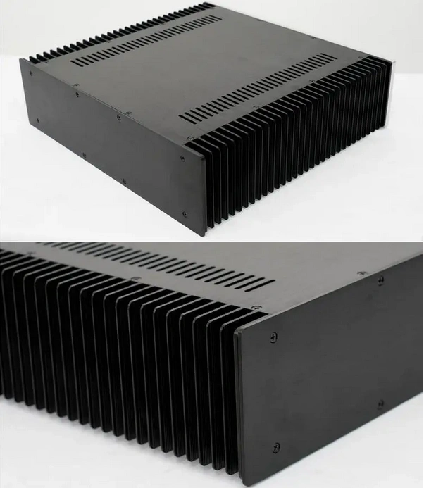 Blank 4312 full aluminum chassis hifi class A Power amplifier DIY box ...