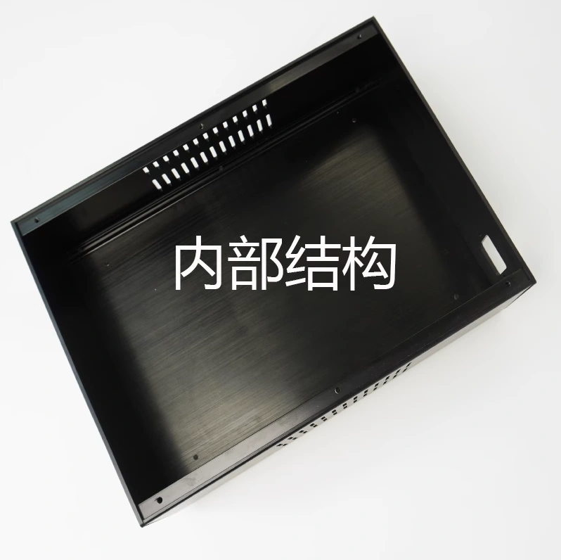 238 hifi DIY full aluminum preamp chassis tube amplifier box black ...