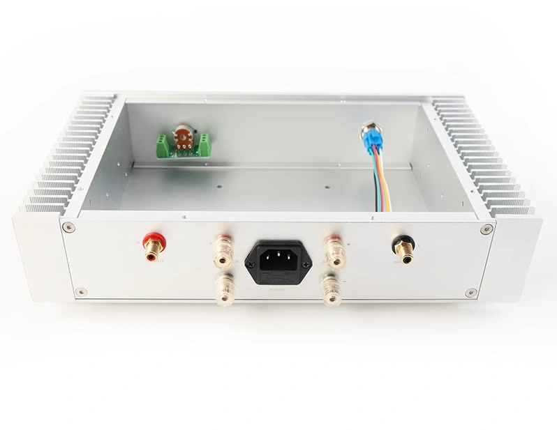 1969 full Aluminum Enclosure Power Amplifier Chassis HIFI DIY Class A AMP Box Dual Heatsink