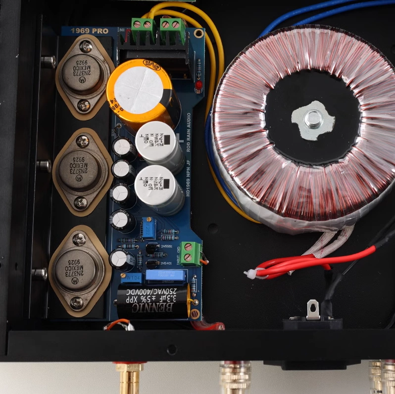 New Hood 1969 class A HIFI stereo 10W*2 power amplifier