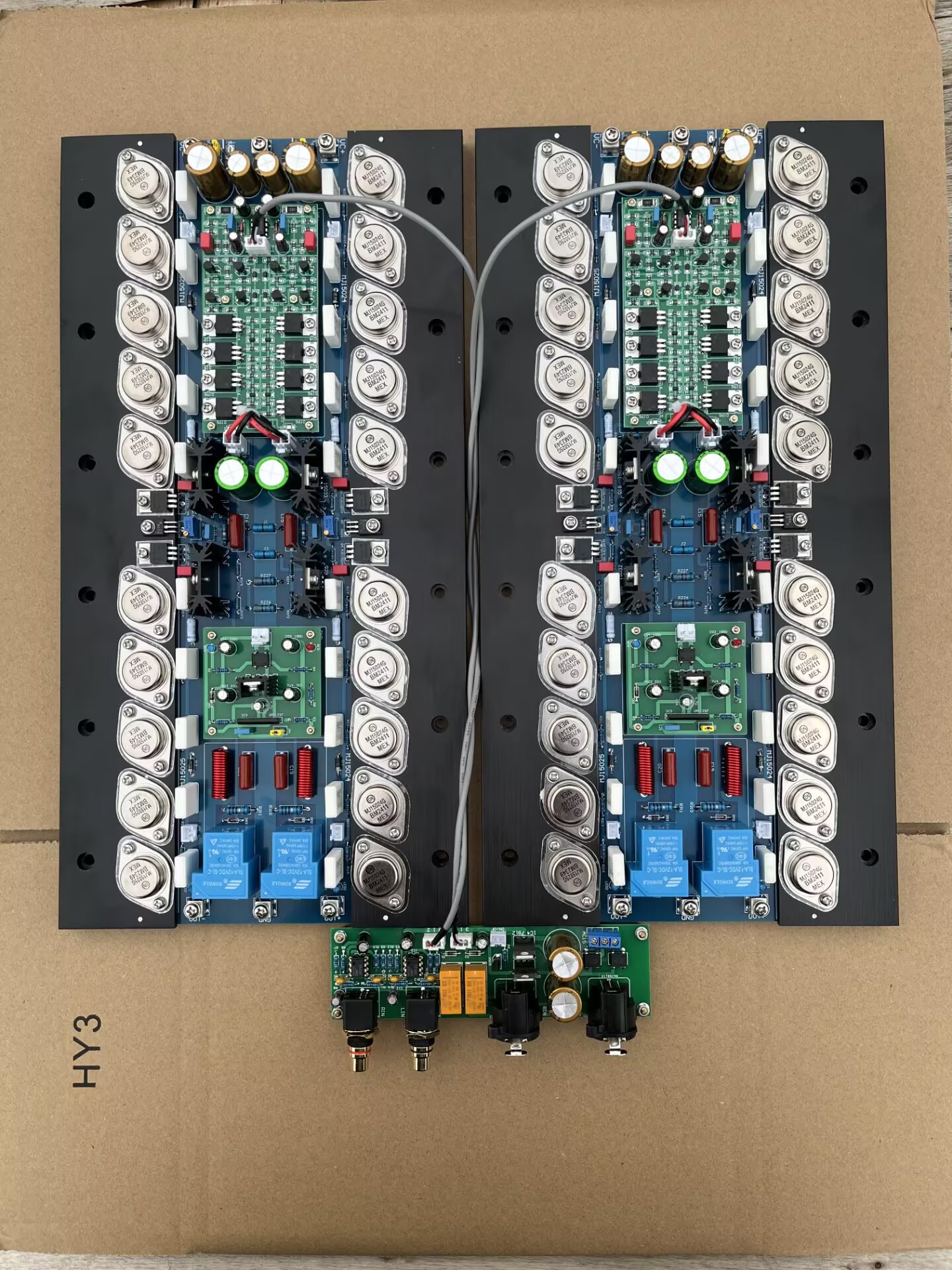 Assembled High power fully balanced power amplifier board Class A amp ...