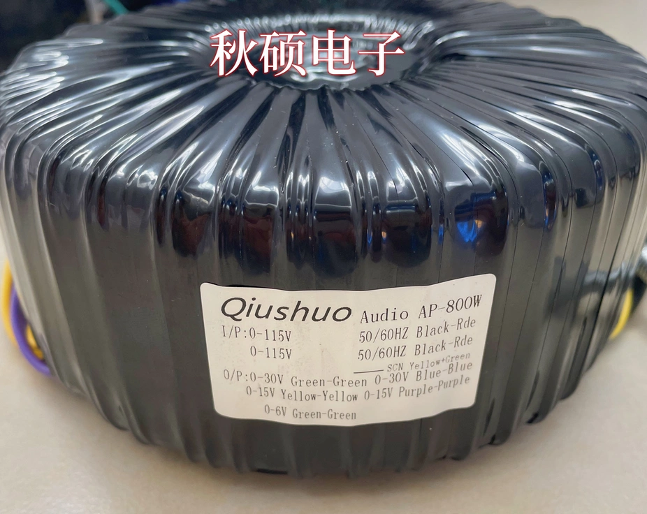 800W Pure Copper Toroidal Transformer Input: 0-115V*2 Output: AC0-30V*2 ...