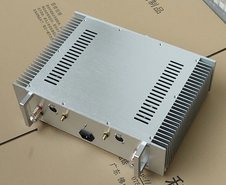 BZ4312A2 silver full aluminum Class A amplifier chassis DIY HiFi Audio Amp Case