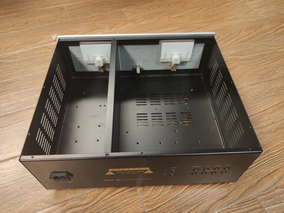 Tube preamplifier hifi diy chassis Aluminium panel + iron body case Can ...
