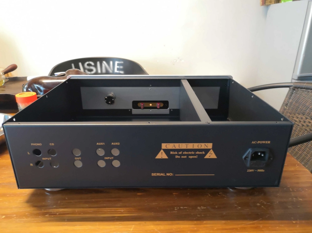 AN Audiophile HIFI DIY tube preamp chassis Aluminum iron combination ...
