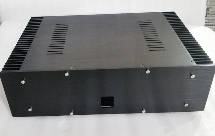 4312 full aluminum Class A amplifier chassis DIY HiFi Audio Amp Case with heatsink PSU box