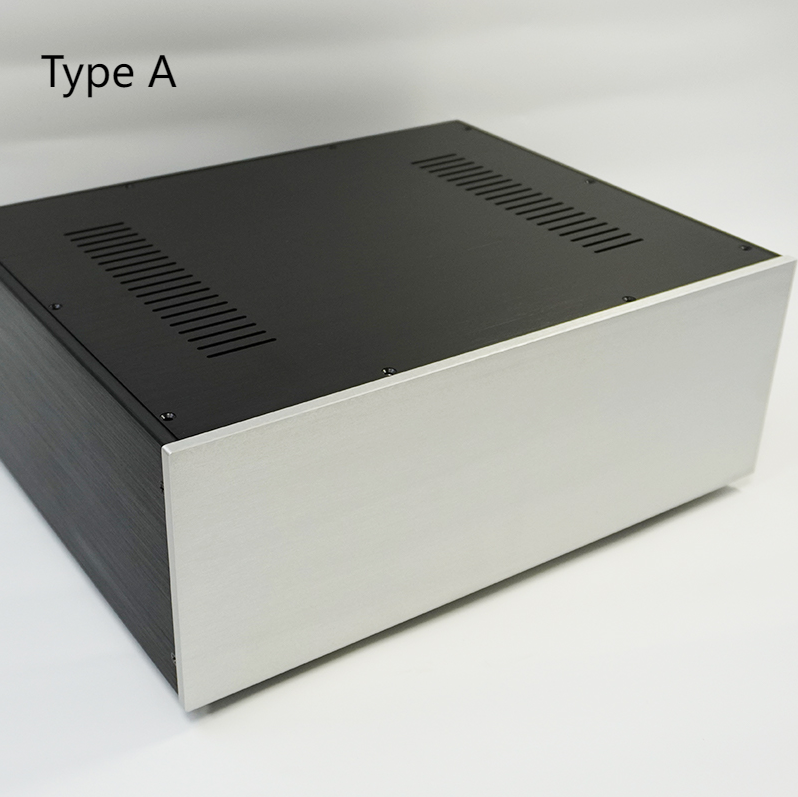 430 All Aluminum HIFI DIY Amplifier Chassis Isolation power supply case ...