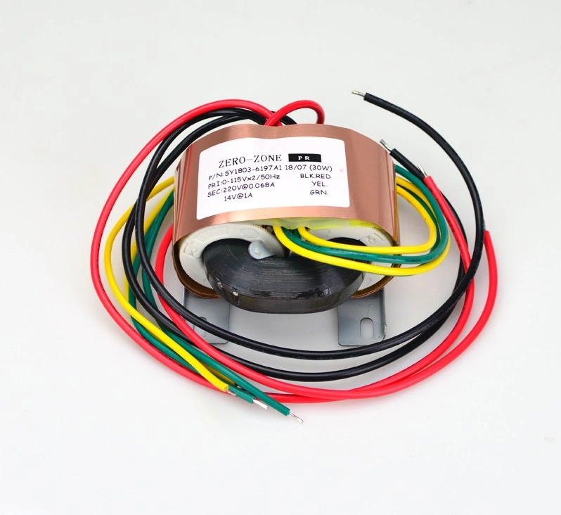 30W Pure Copper R-type Transformer Output: 0-220V 0-14V For Tube Preamp